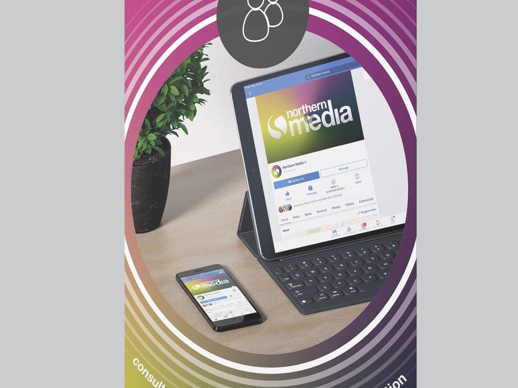 northern media, exhibition stand - NM Design